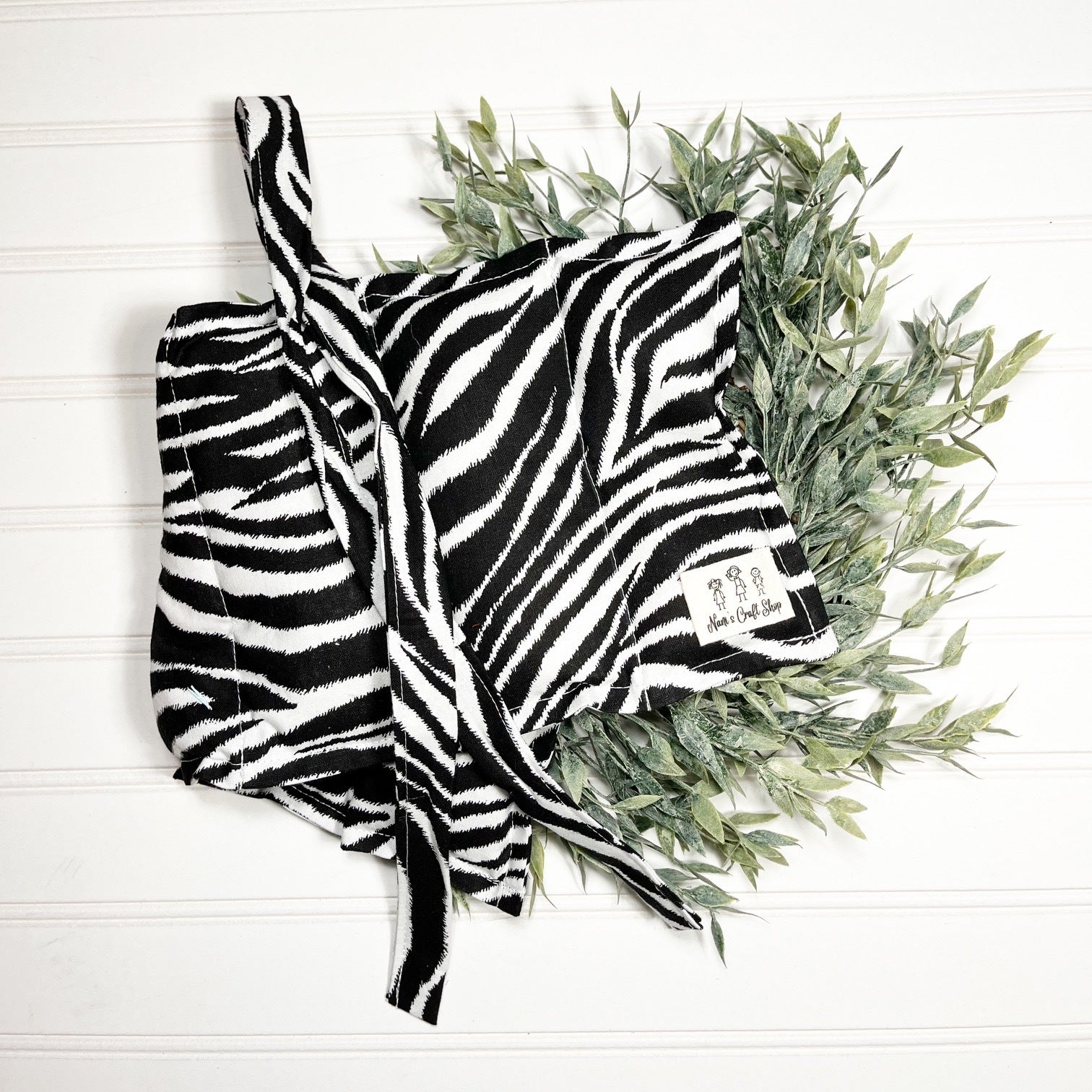Hot & Cold Pack -Large Zebra | Nani's Craft Shop LLC